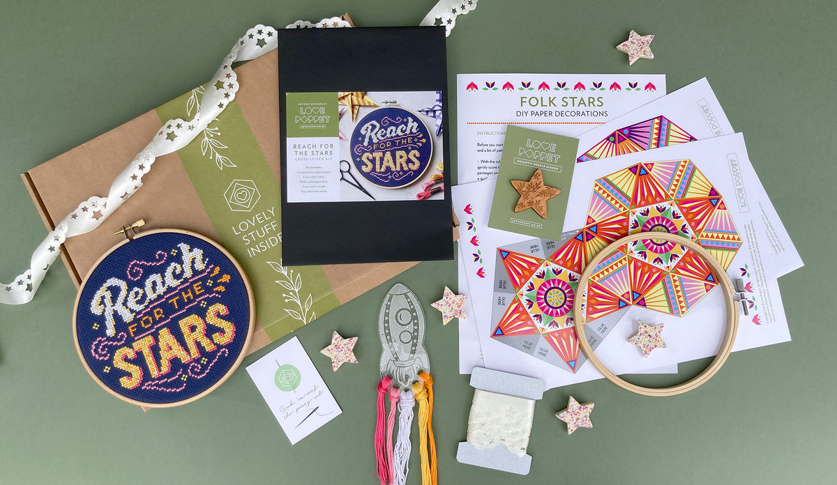 Cross Stitch & Craft Box Sets – love poppet