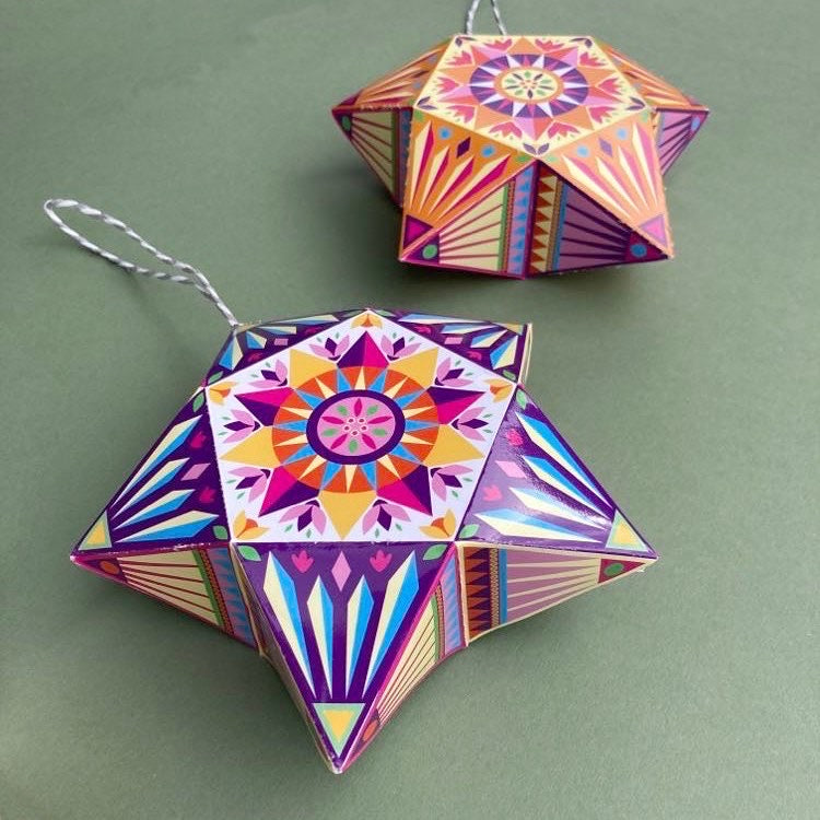 Folk Stars DIY Paper Decorations – love poppet