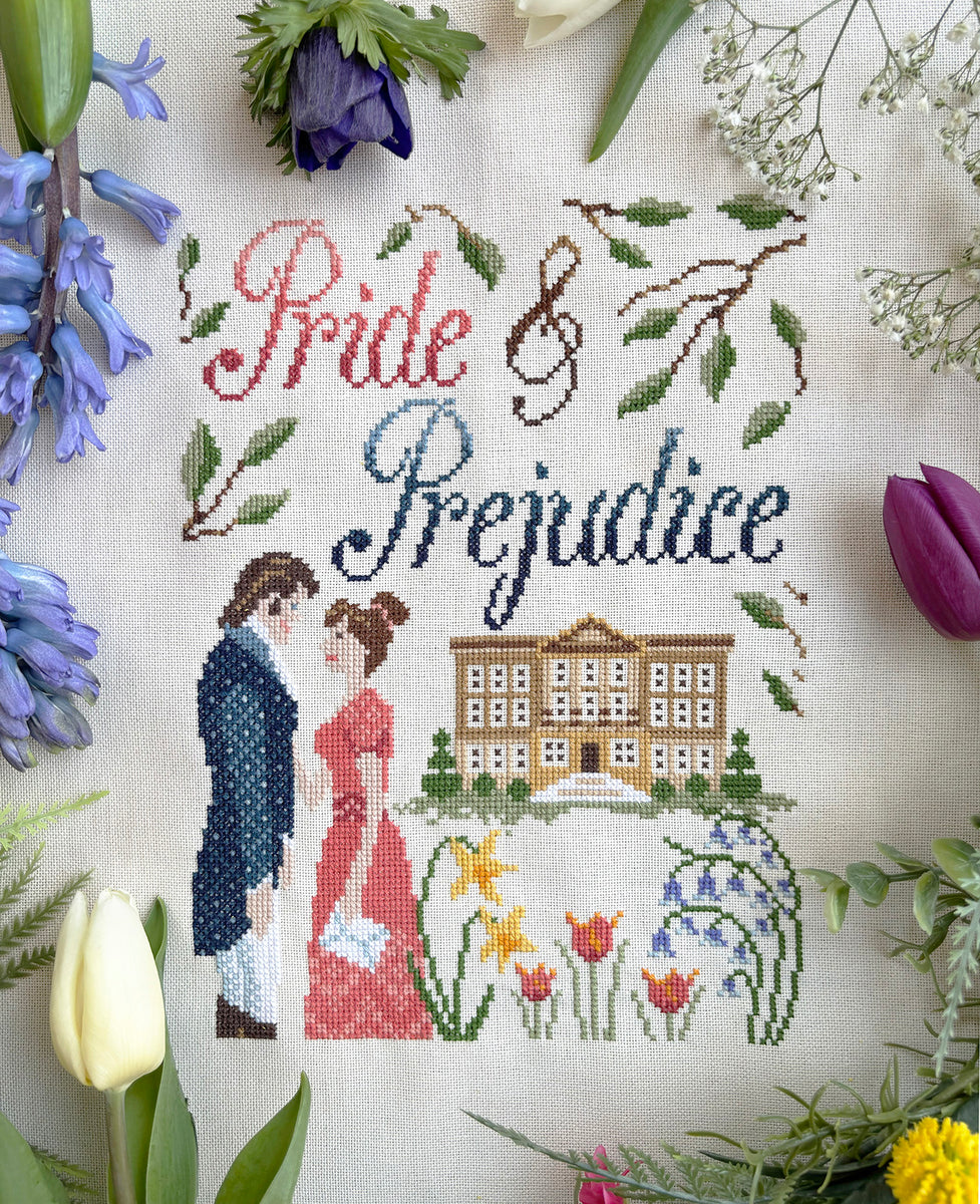 Pride & Prejudice - Cross Stitch Kit - PRE-ORDER – love poppet