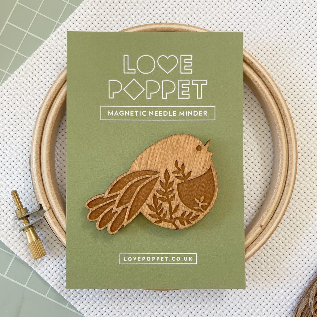 Robin - Magnetic Needle Minder – love poppet